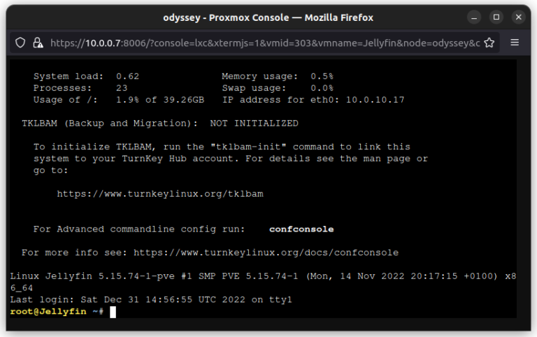 Install Jellyfin Server in a Virtual Machine – By-chris.co.uk